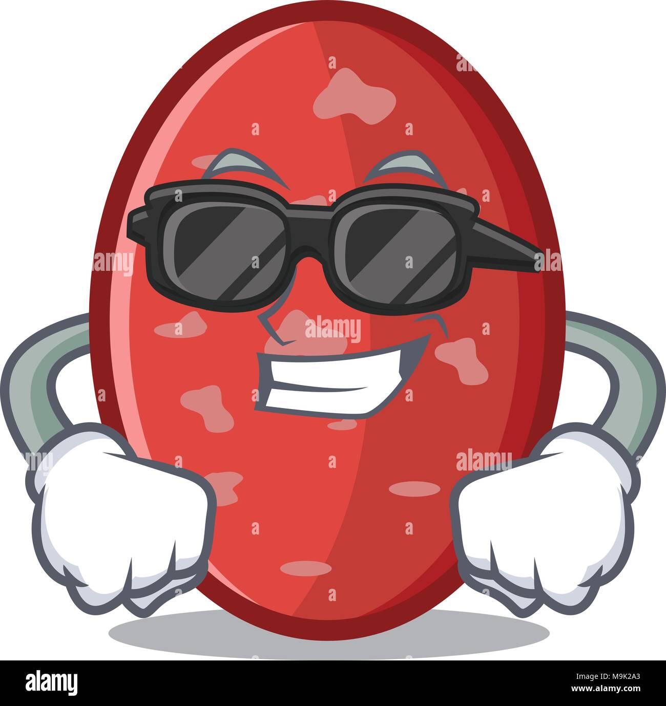 Super cool salami character cartoon style Stock Vector Image & Art - Alamy