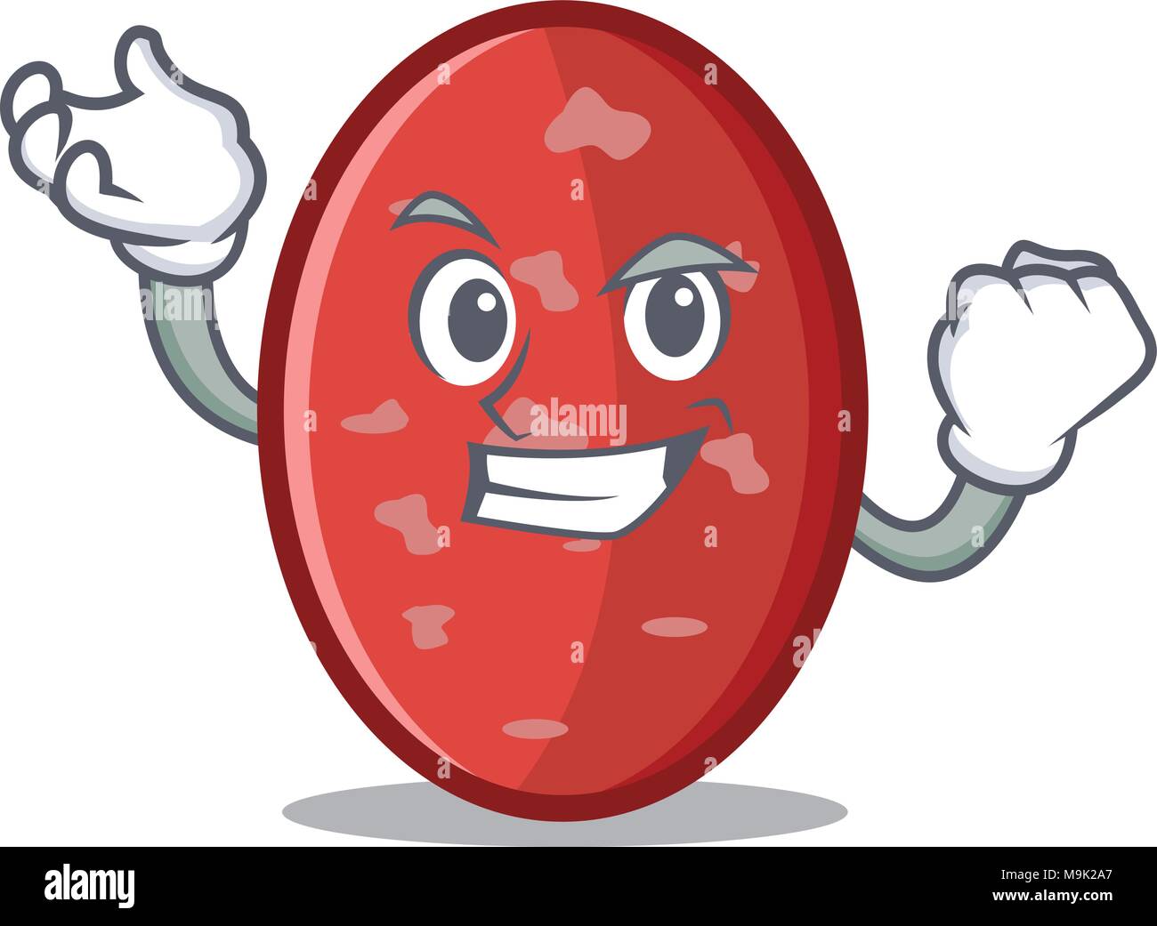 Successful salami character cartoon style Stock Vector Image & Art - Alamy