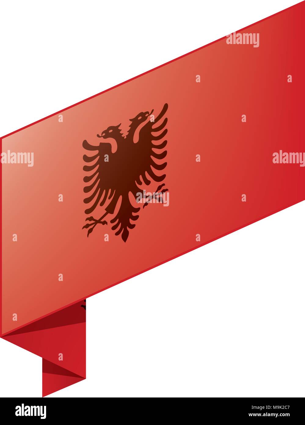 Albania flag, vector illustration Stock Vector Image & Art - Alamy