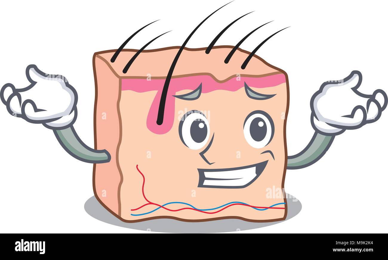 Grinning skin character cartoon style Stock Vector Image & Art - Alamy