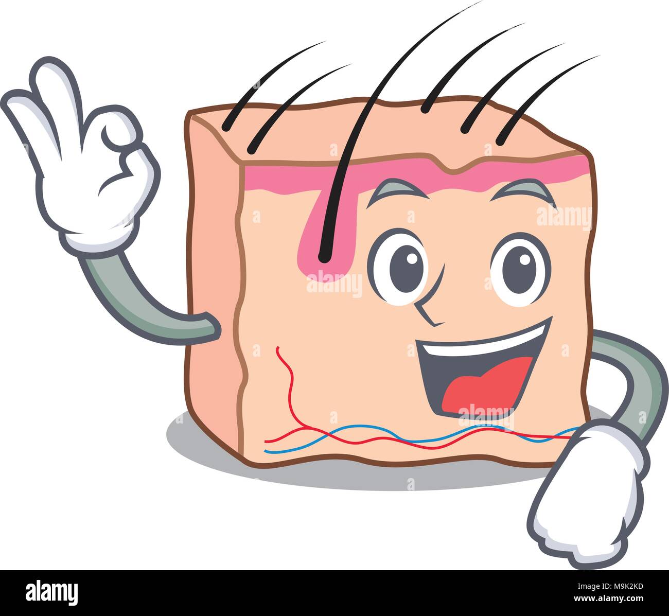 Okay skin character cartoon style Stock Vector Image & Art - Alamy