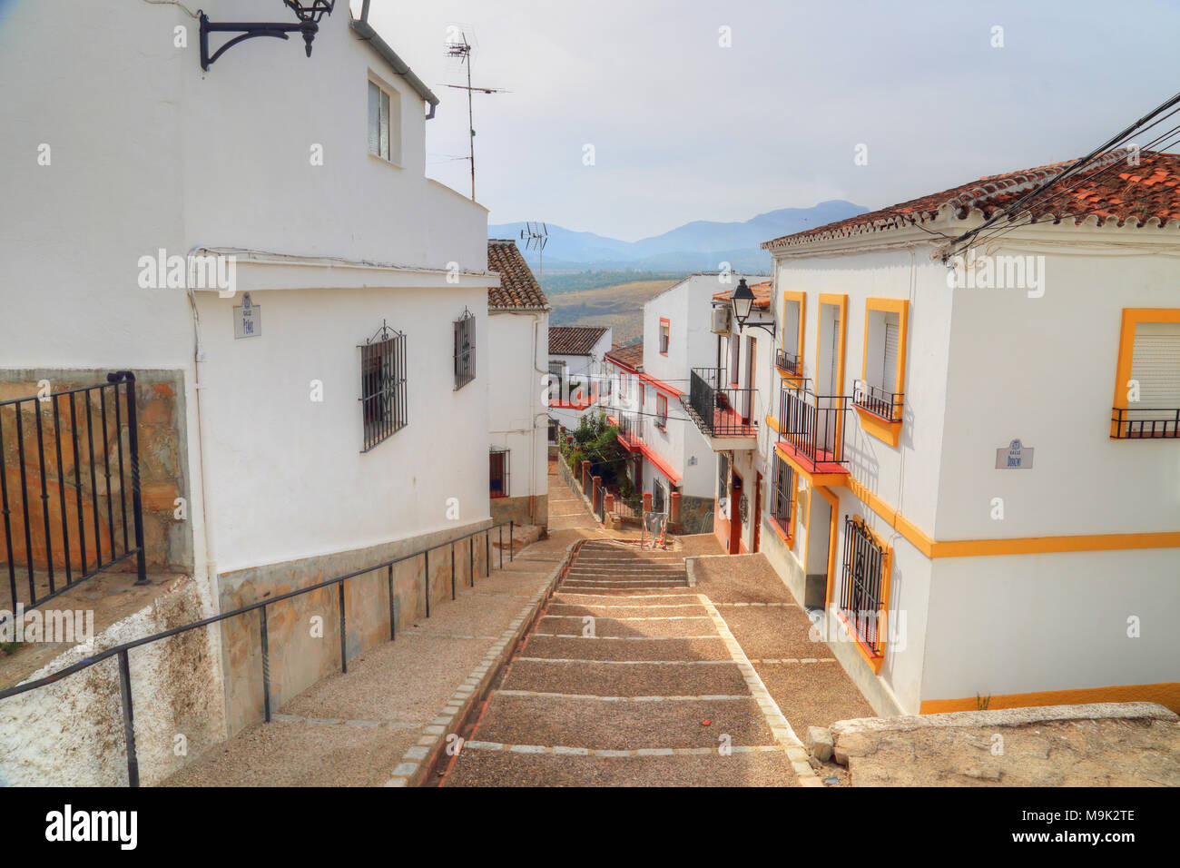 Ronda streets in historic city center Stock Photo - Alamy