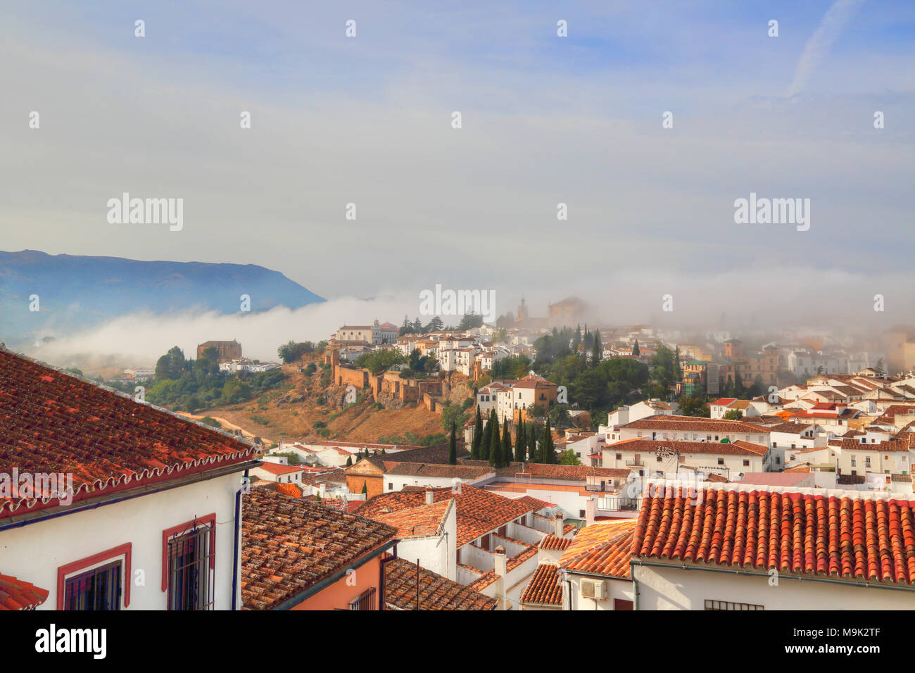 Ronda streets in historic city center Stock Photo - Alamy