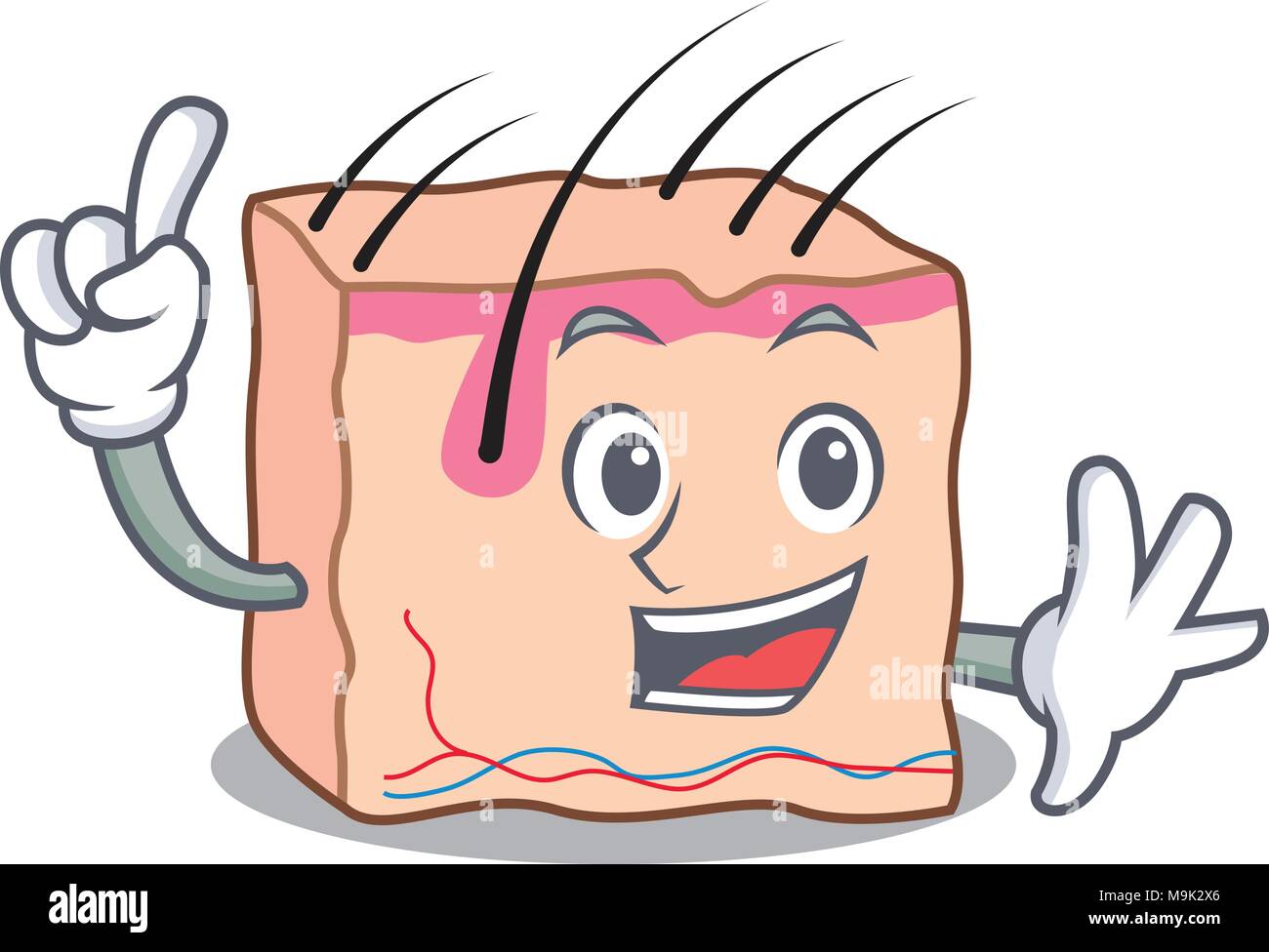Finger skin mascot cartoon style Stock Vector Image & Art - Alamy
