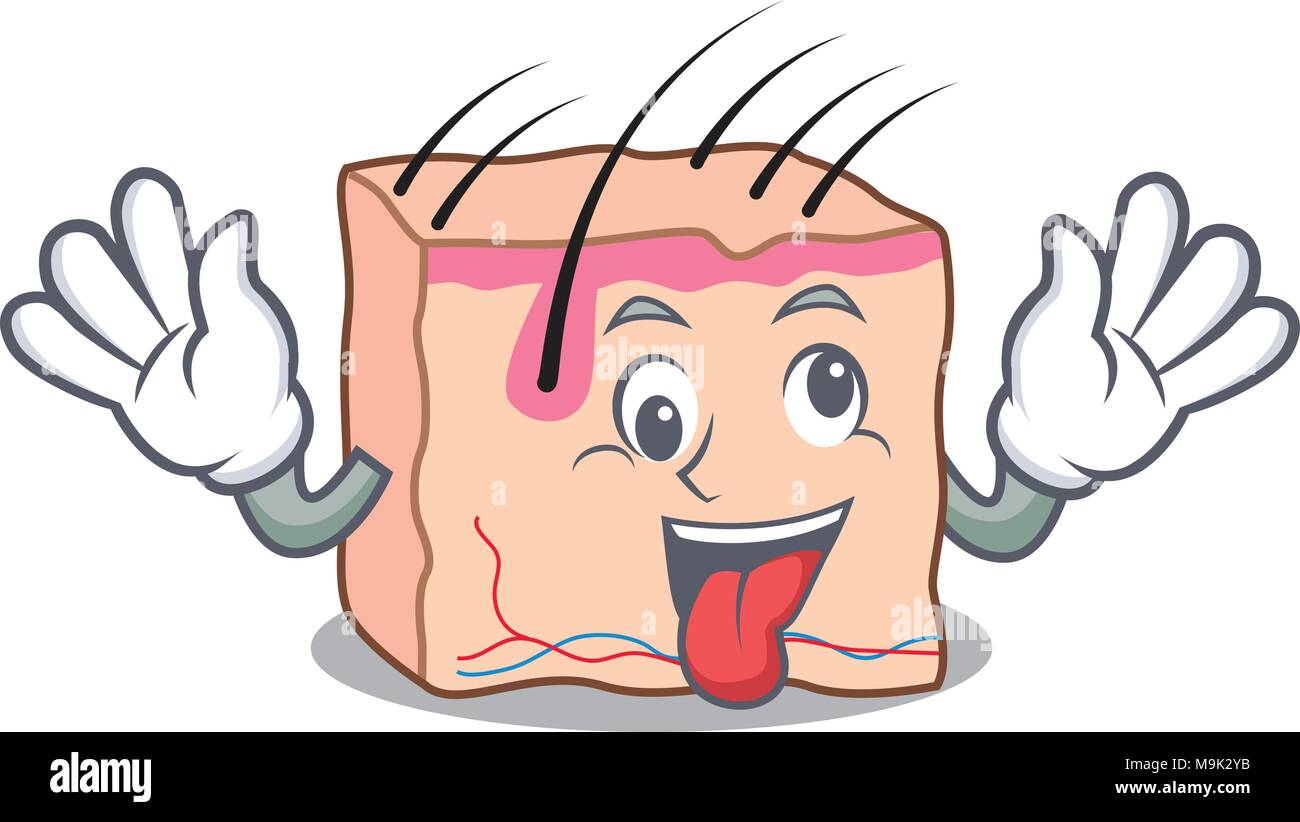 Crazy skin mascot cartoon style Stock Vector Image & Art - Alamy