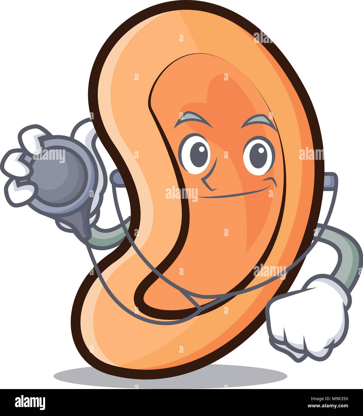 Doctor Ear character cartoon style Stock Vector Image & Art - Alamy