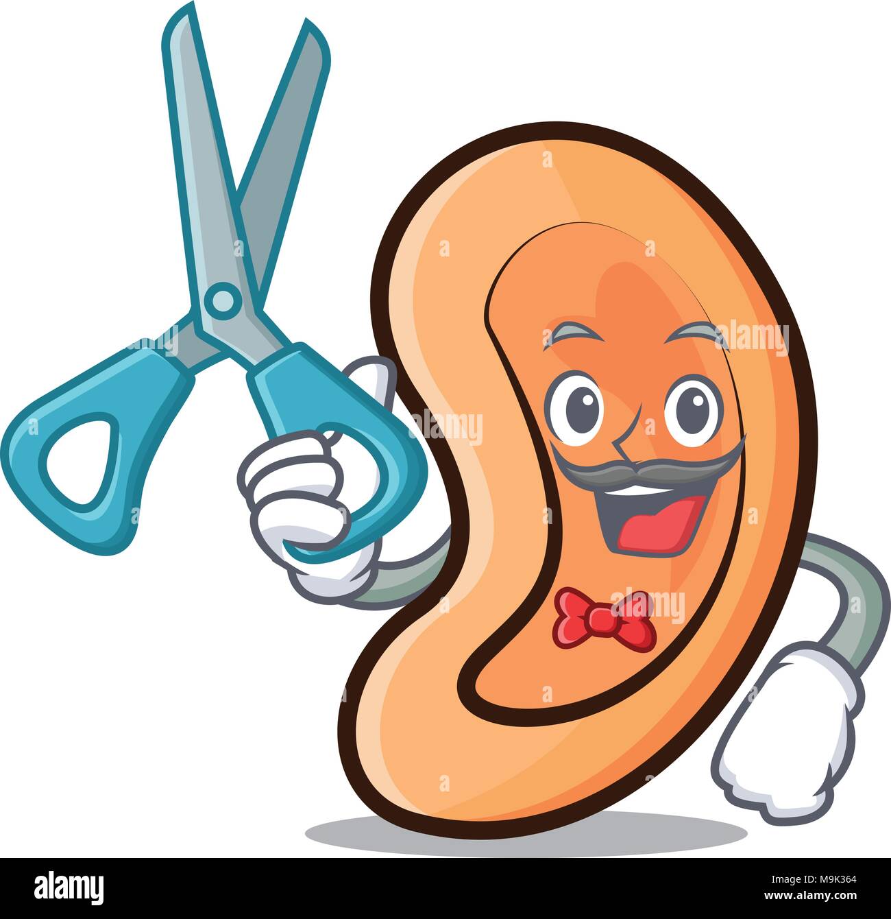 Barber Ear character cartoon style Stock Vector Image & Art - Alamy