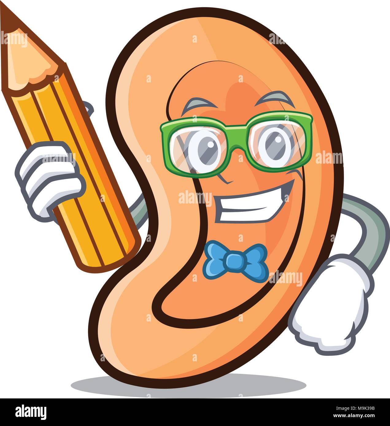 Student Ear character cartoon style Stock Vector Image & Art - Alamy