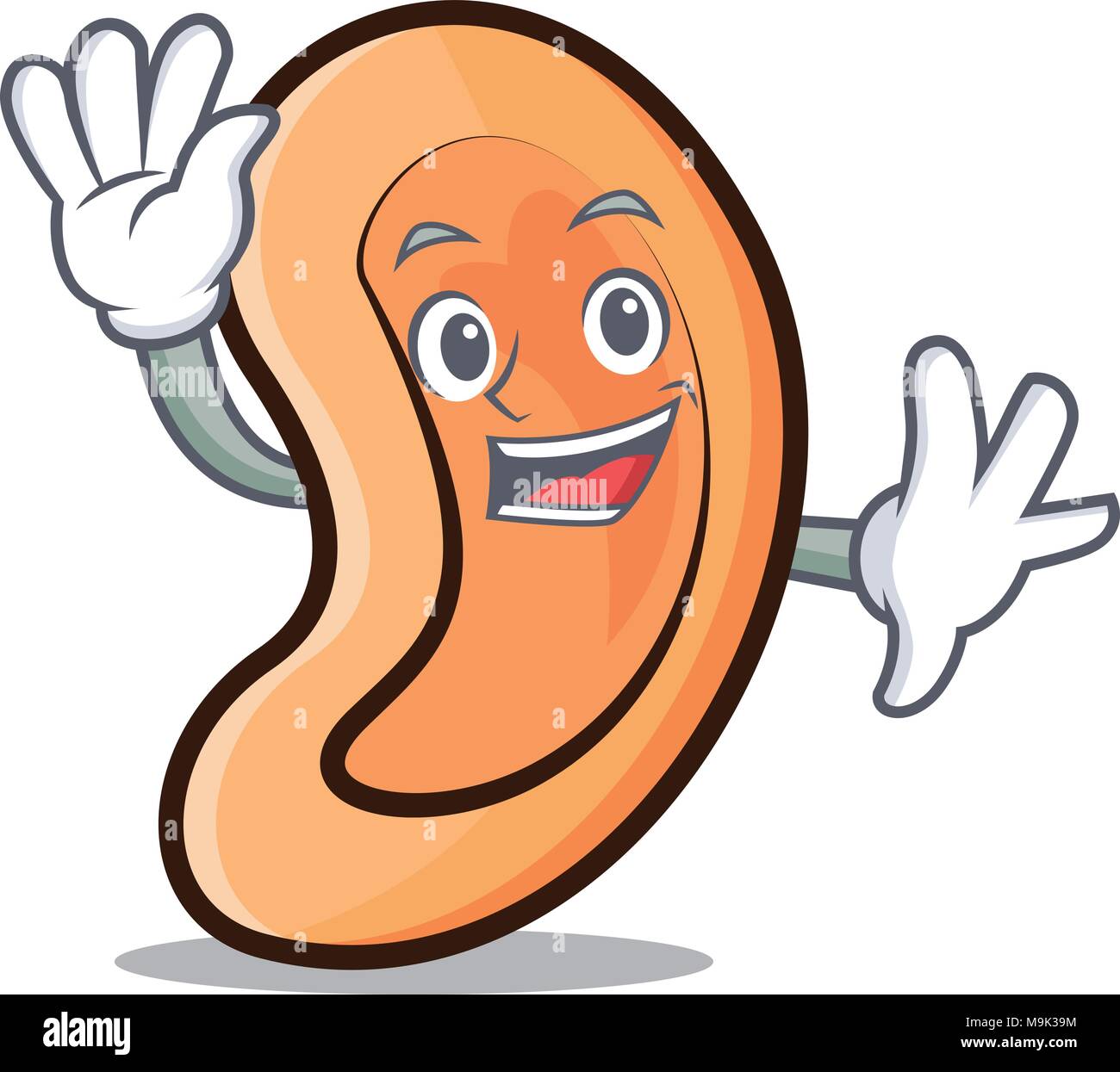 Waving Ear character cartoon style Stock Vector Image & Art - Alamy