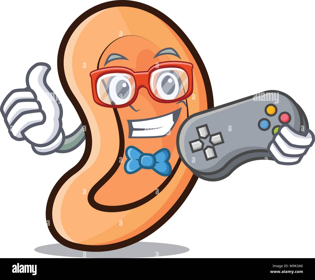 Gamer Ear mascot cartoon style Stock Vector Image & Art - Alamy