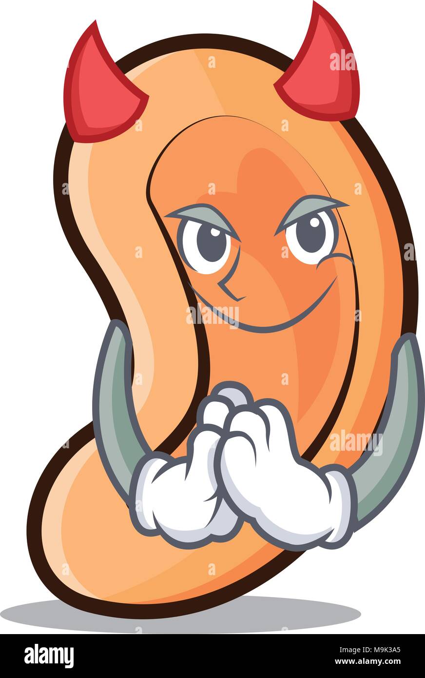 Devil Ear mascot cartoon style Stock Vector Image & Art - Alamy