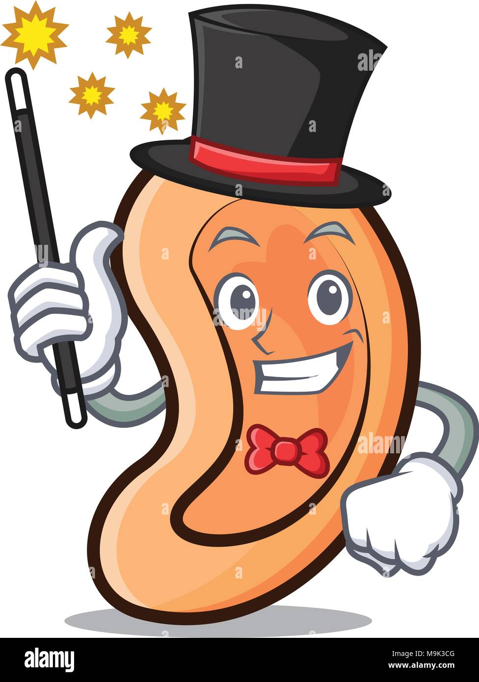 Magician Ear mascot cartoon style Stock Vector Image & Art - Alamy