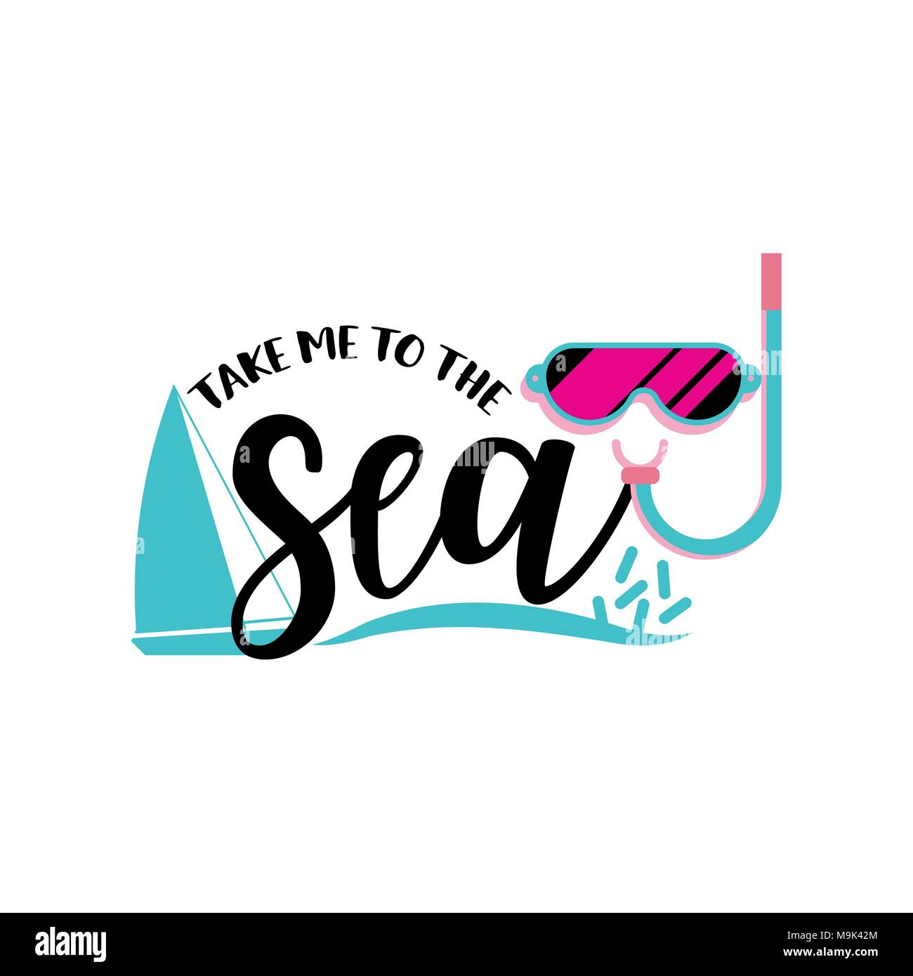 Marine life poster Cut Out Stock Images & Pictures - Alamy