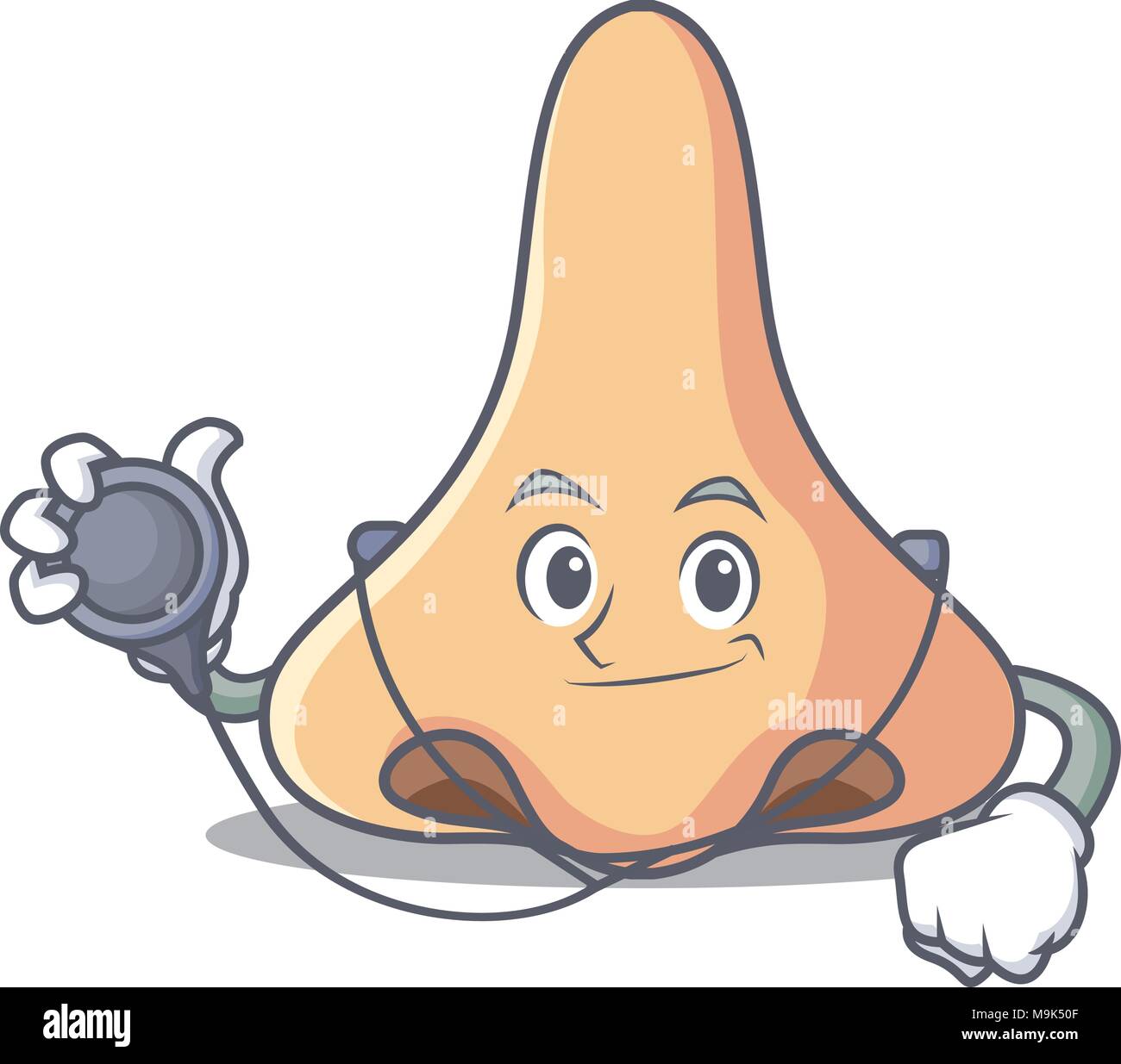 Doctor nose character cartoon style Stock Vector Image & Art - Alamy
