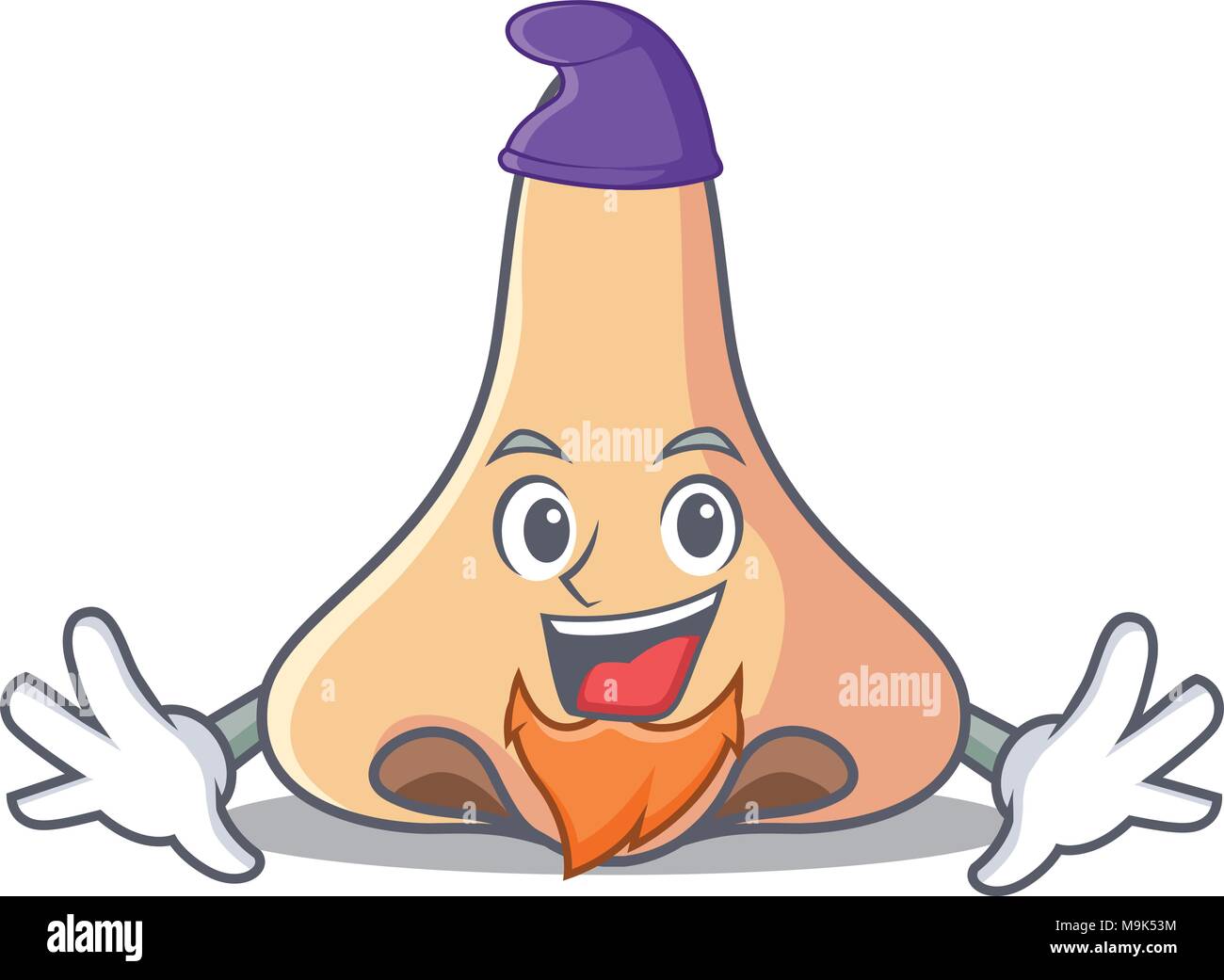 Elf nose character cartoon style Stock Vector Image & Art - Alamy
