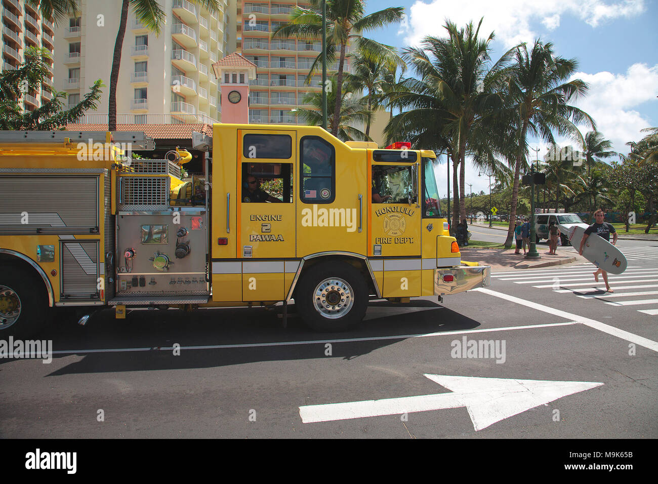 Fire truck hawaii hi-res stock photography and images - Alamy