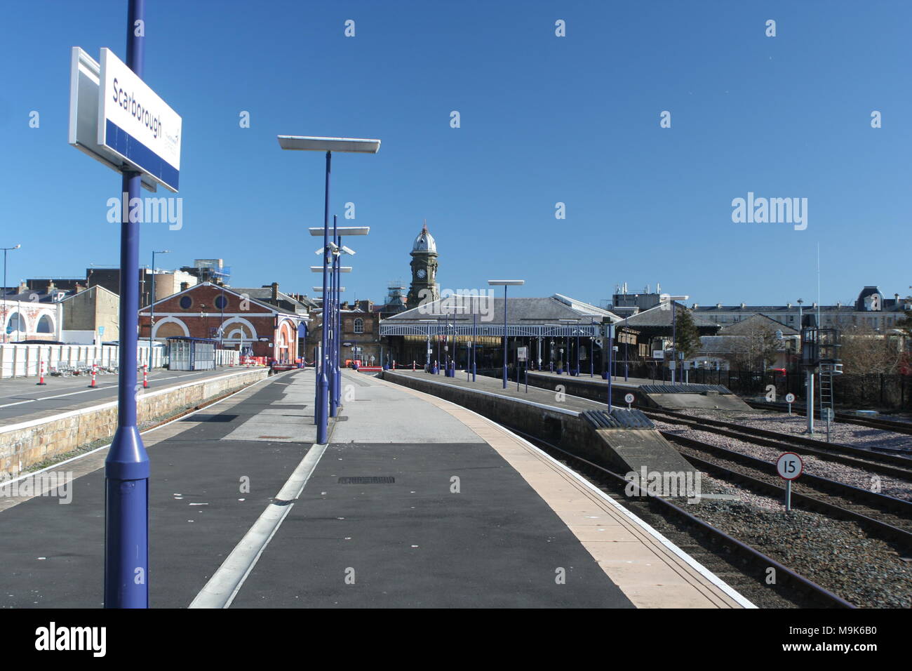 Scarborough Railway Station Stock Photo - Alamy