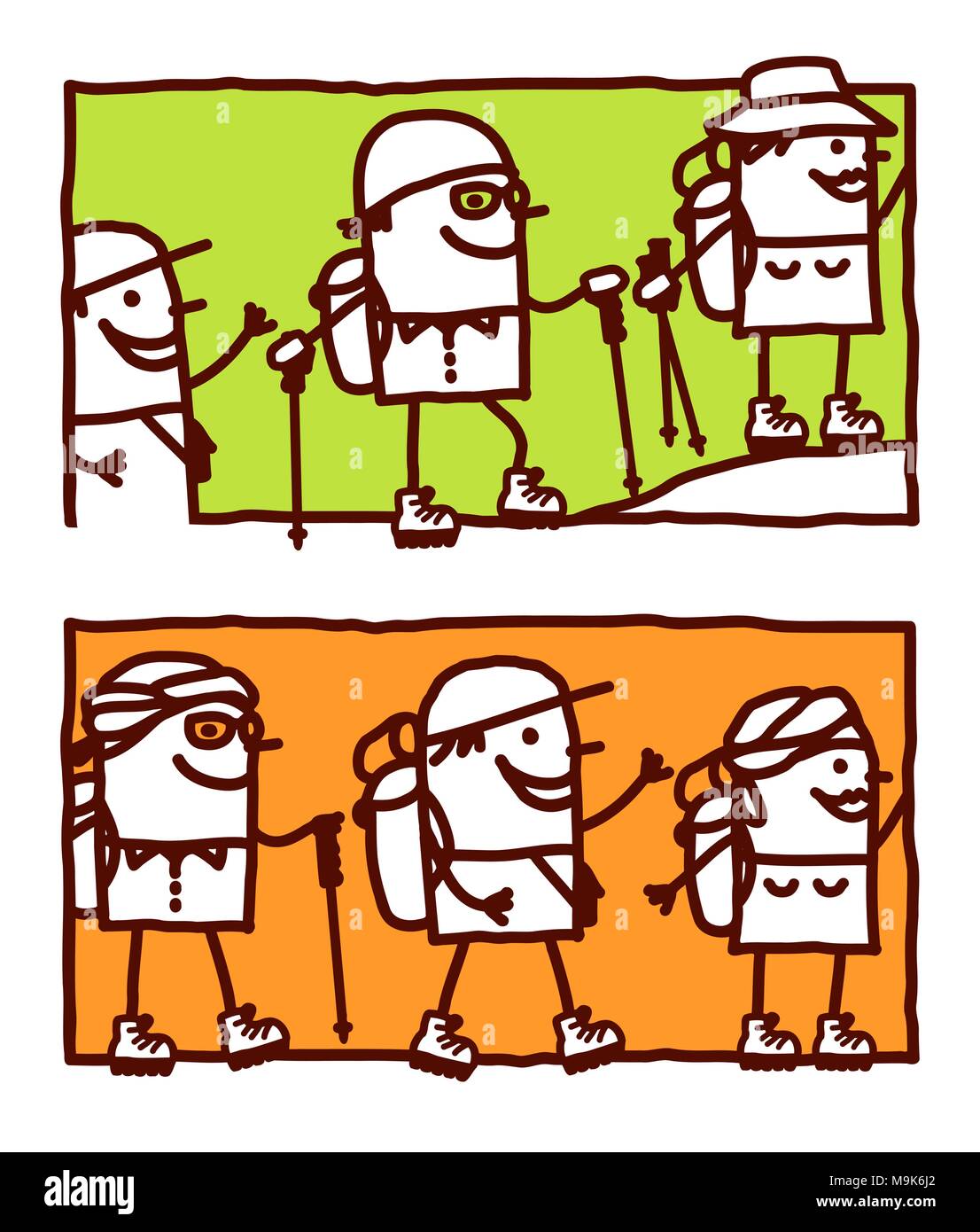 Man hiking in desert Cut Out Stock Images & Pictures - Alamy