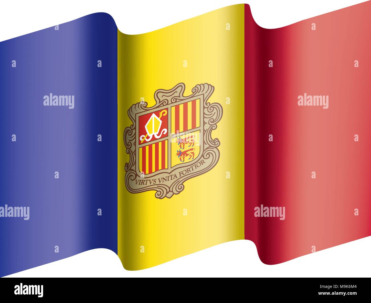 Flag of andora hi-res stock photography and images - Alamy
