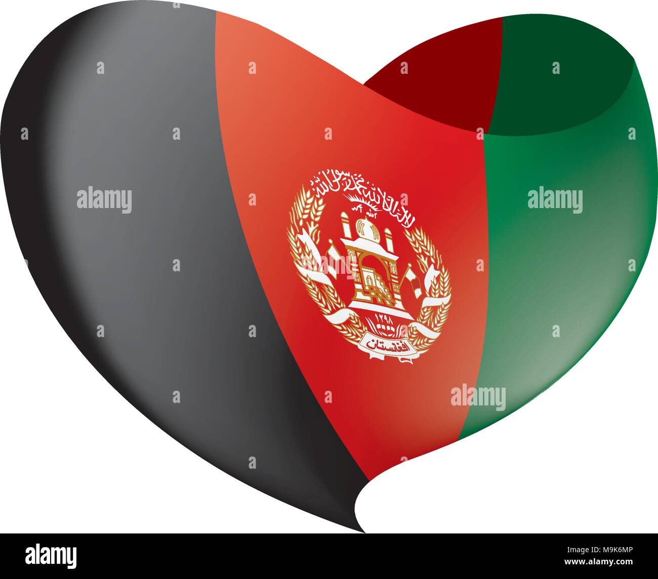 Afghanistan heart Stock Vector Images - Alamy