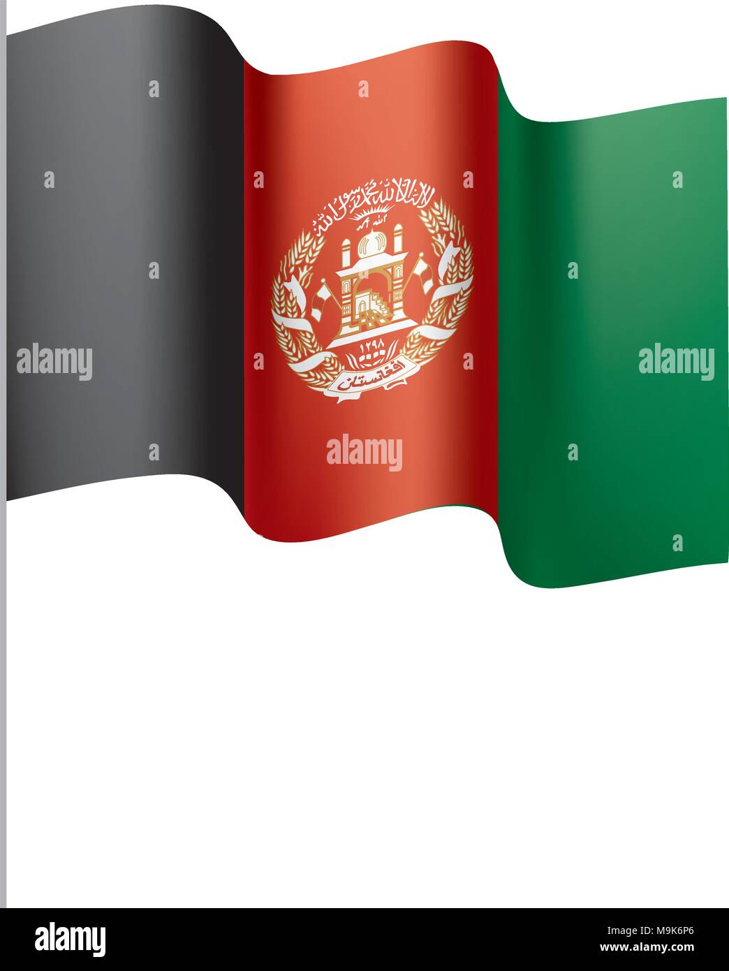 Afghanistan flag, vector illustration Stock Vector Image & Art - Alamy