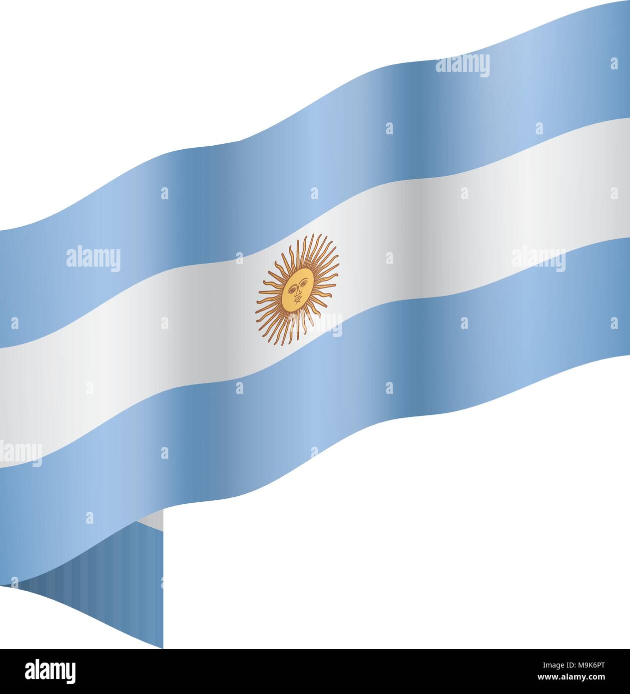 Argentina flag, vector illustration Stock Vector Image & Art - Alamy