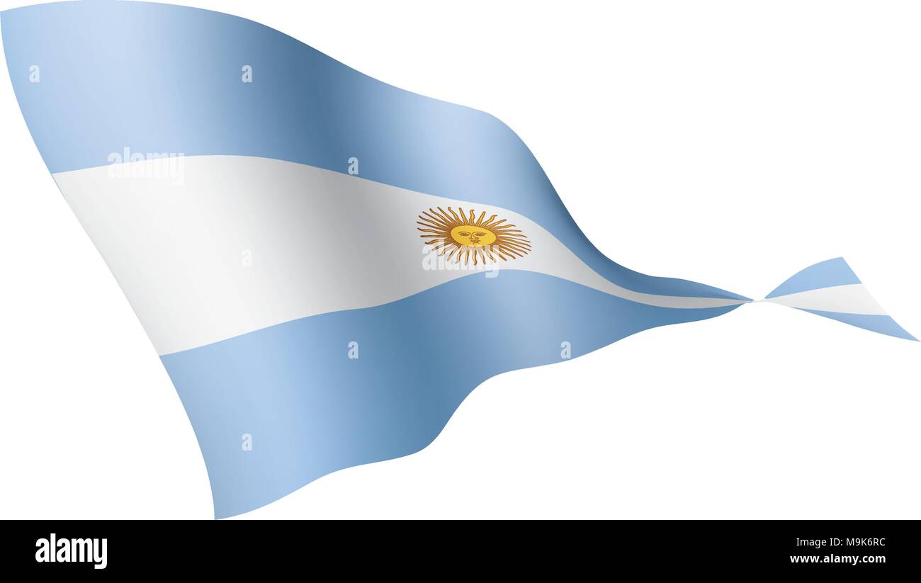 Argentina flag, vector illustration Stock Vector Image & Art - Alamy