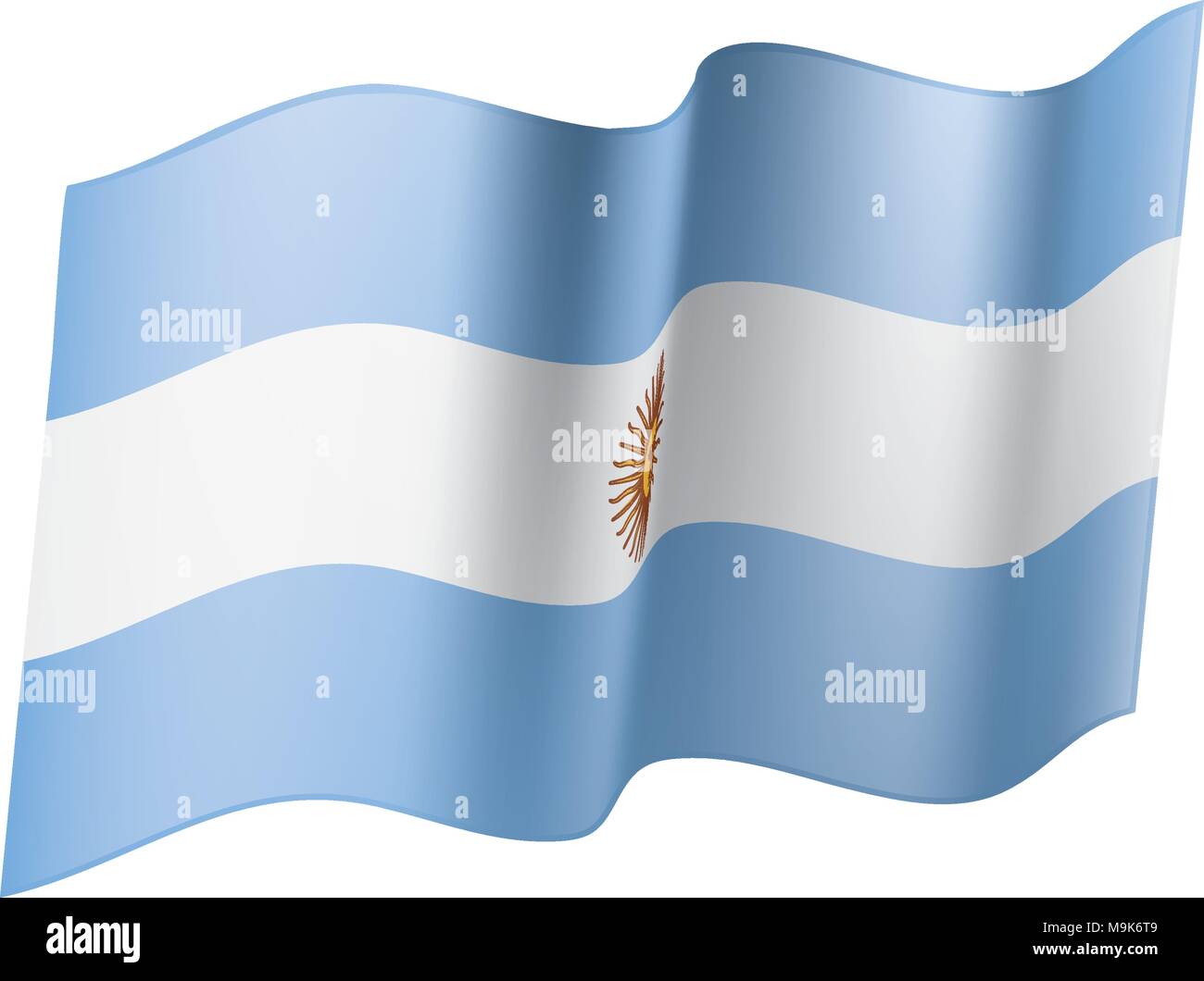 Argentina flag, vector illustration Stock Vector Image & Art - Alamy