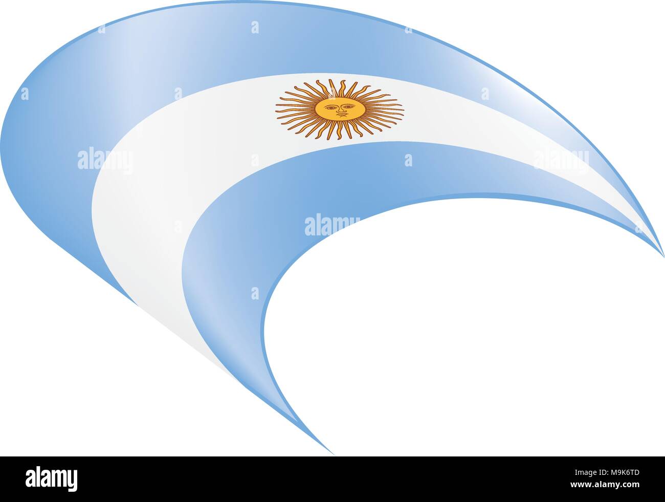 Argentina flag, vector illustration Stock Vector Image & Art - Alamy