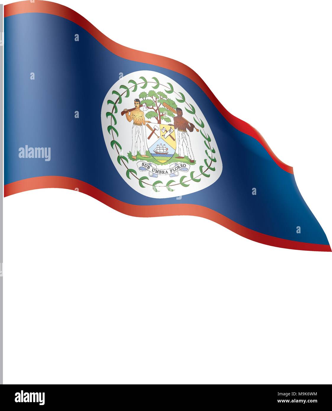 Belize flag, vector illustration Stock Vector Image & Art - Alamy