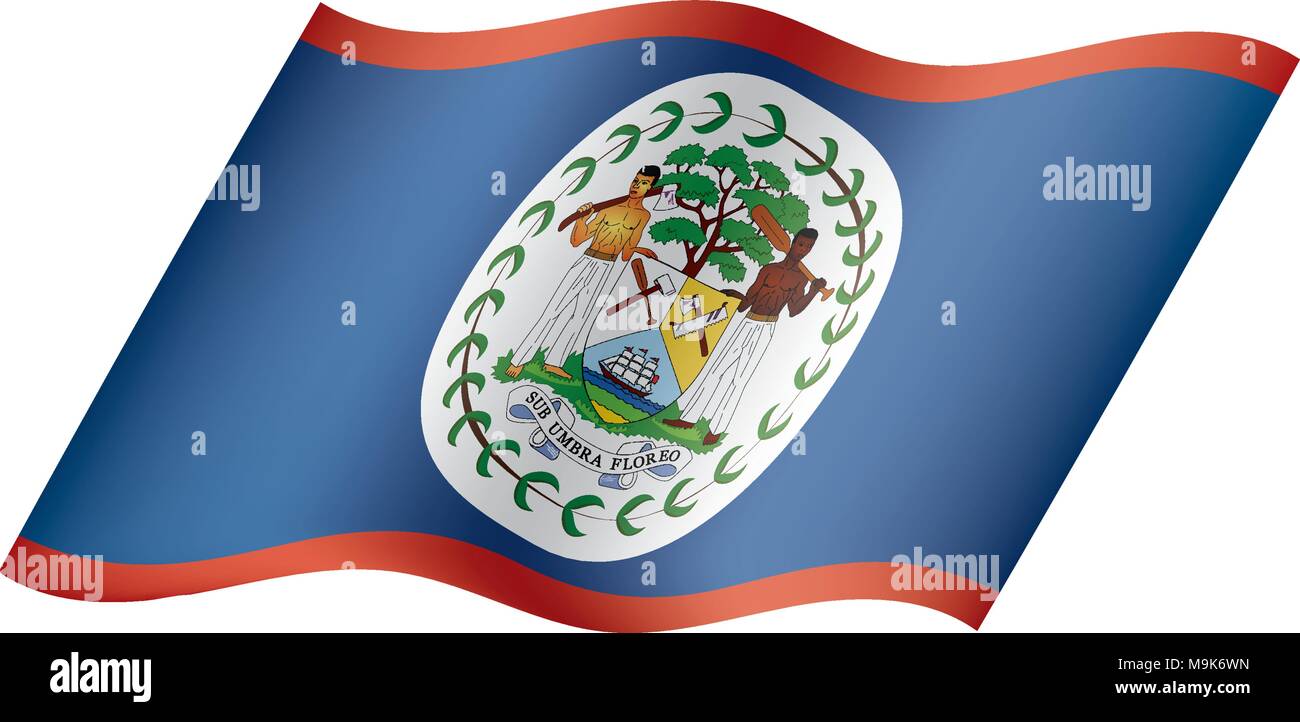 Belize flag, vector illustration Stock Vector Image & Art - Alamy