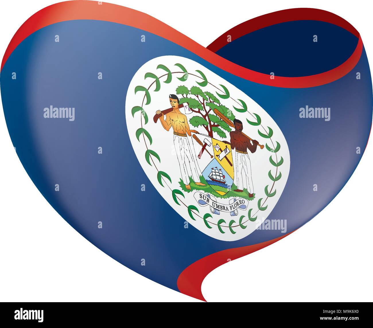 Belize flag, vector illustration Stock Vector Image & Art - Alamy