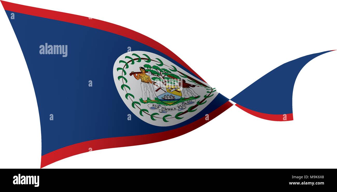 Belize flag, vector illustration Stock Vector Image & Art - Alamy