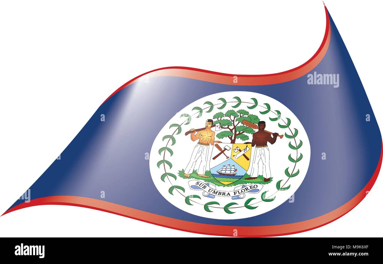 Belize flag, vector illustration Stock Vector Image & Art - Alamy
