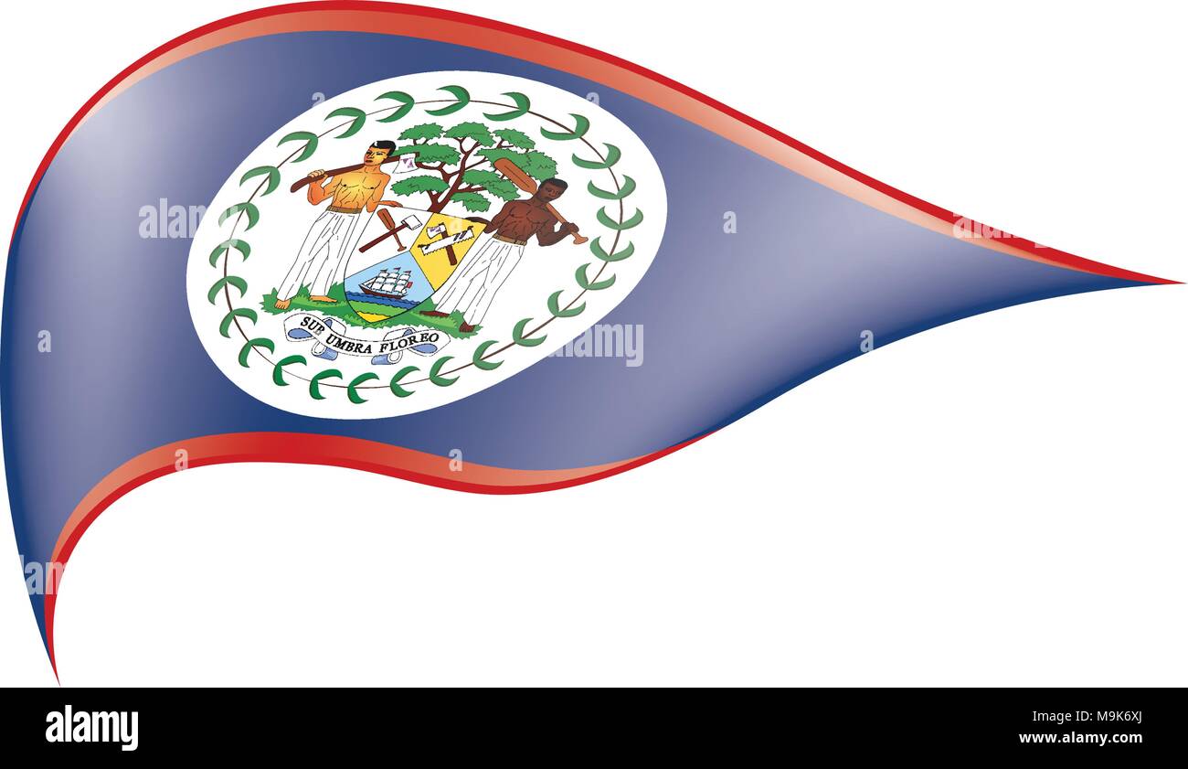 Belize flag, vector illustration Stock Vector Image & Art - Alamy