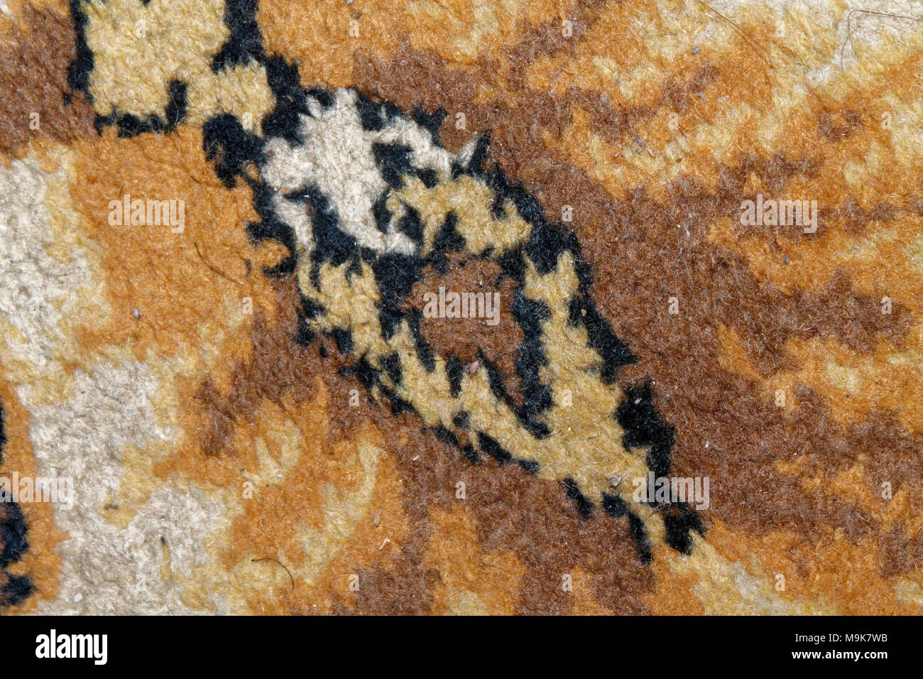 Persian Carpet Texture, abstract macro ornament. Middle Eastern ...