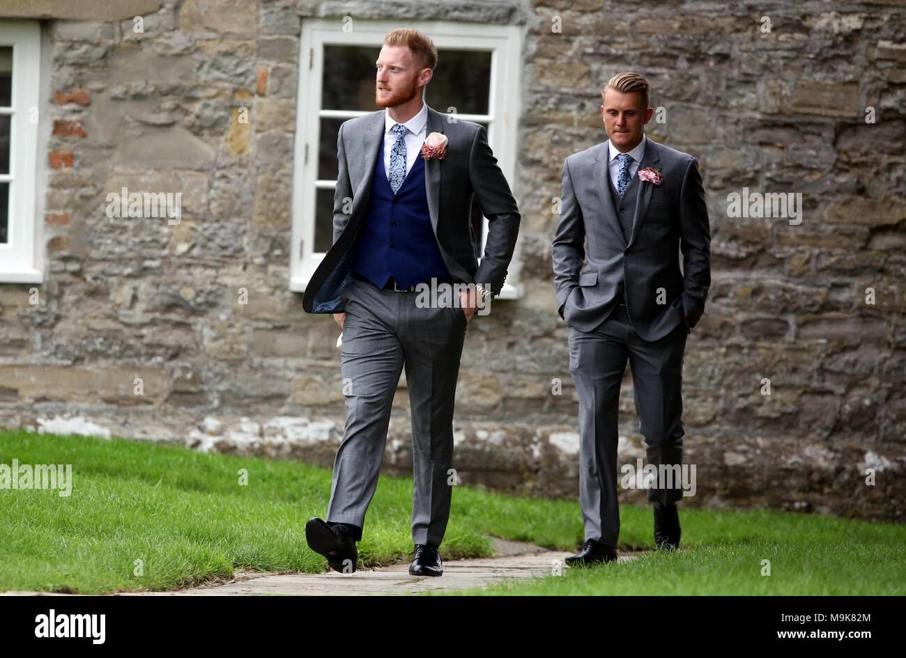 The wedding of England cricket star Ben Stokes to Claire Ratcliffe at ...