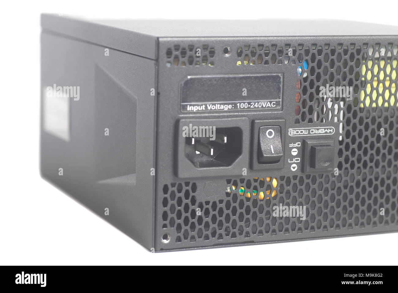 Computer Power Supply Unit isolated on a white background Stock Photo ...