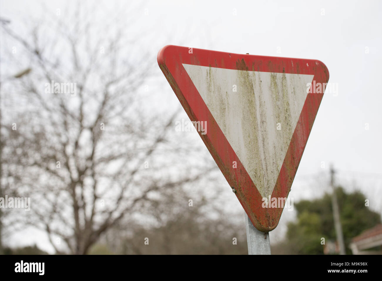Give Way Traffic Sign High Resolution Stock Photography and Images - Alamy