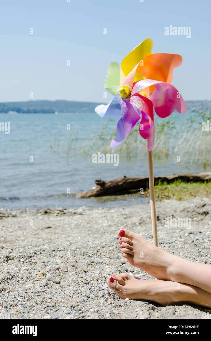 Childrens windmill hi-res stock photography and images - Alamy