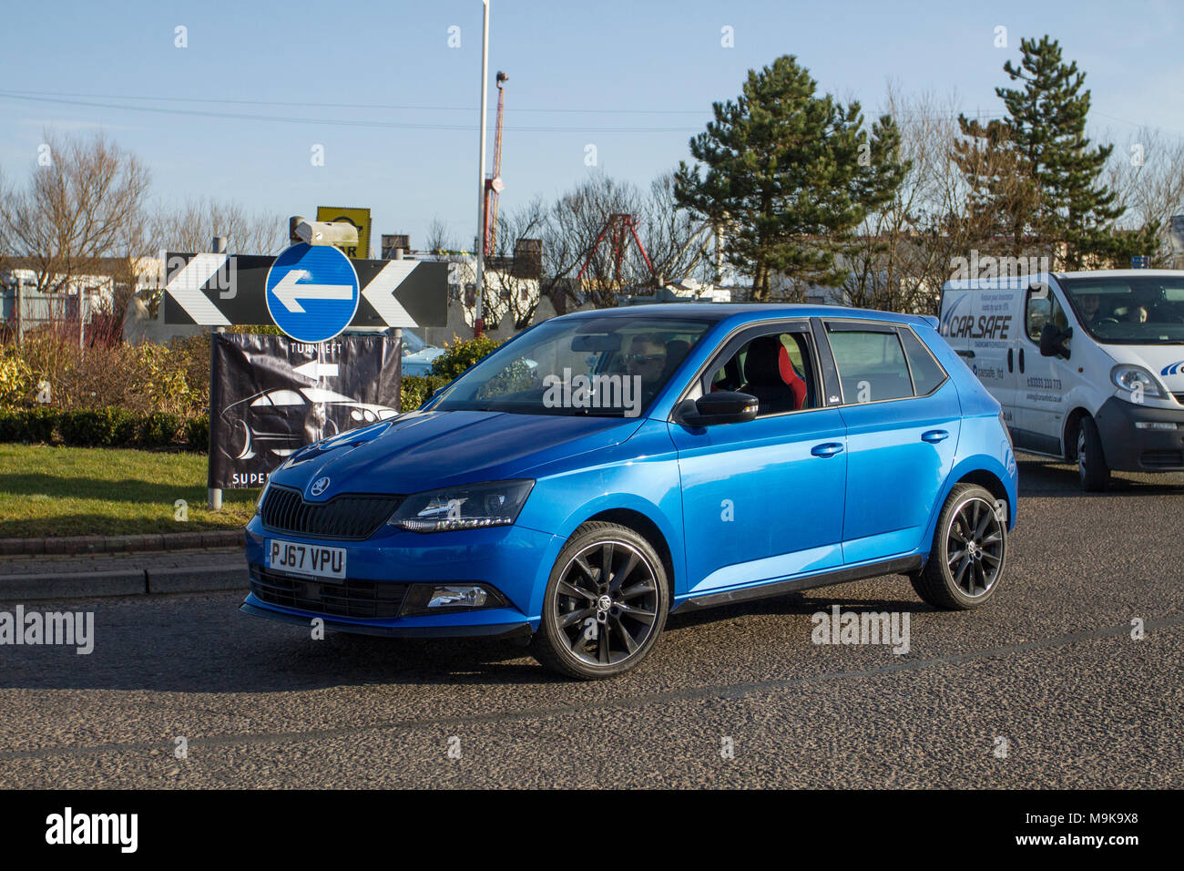 2017 blue Skoda Fabia Monte Carlo Tsi 4dr 999cc petrol hatchback at the ...