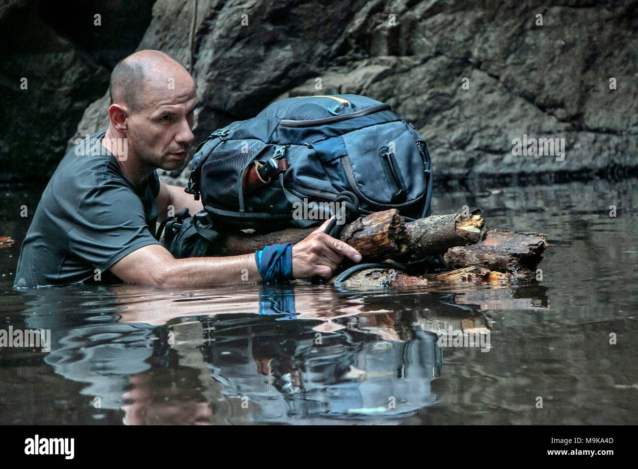Man in raft hi-res stock photography and images - Alamy