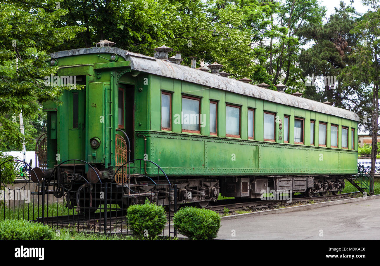 Personal train wagon of Joseph Stalin in Gori, Georgia Stock Photo - Alamy
