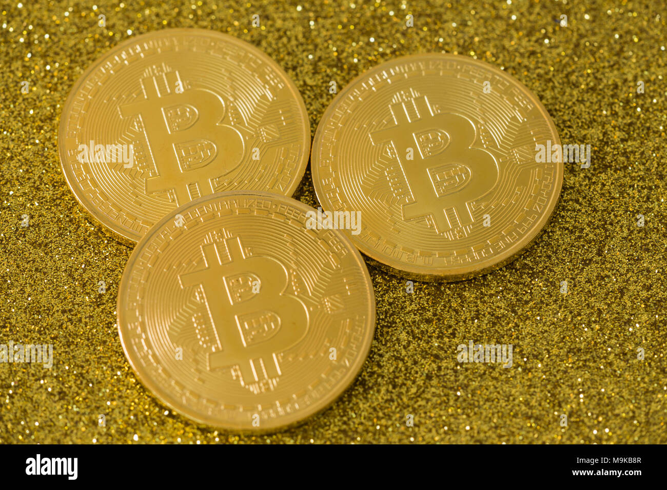 Bitcoin, virtual money Stock Photo - Alamy
