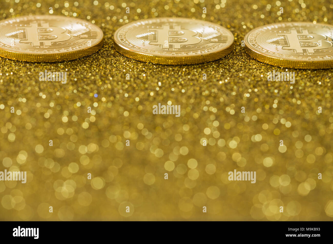 Bitcoin, virtual money Stock Photo - Alamy