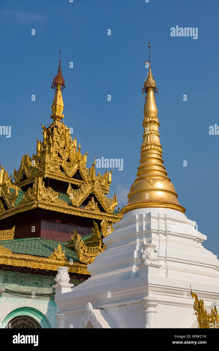 Yangon Myanmar March 25, 2018 Shwedagon Pagoda Stock Photo - Alamy