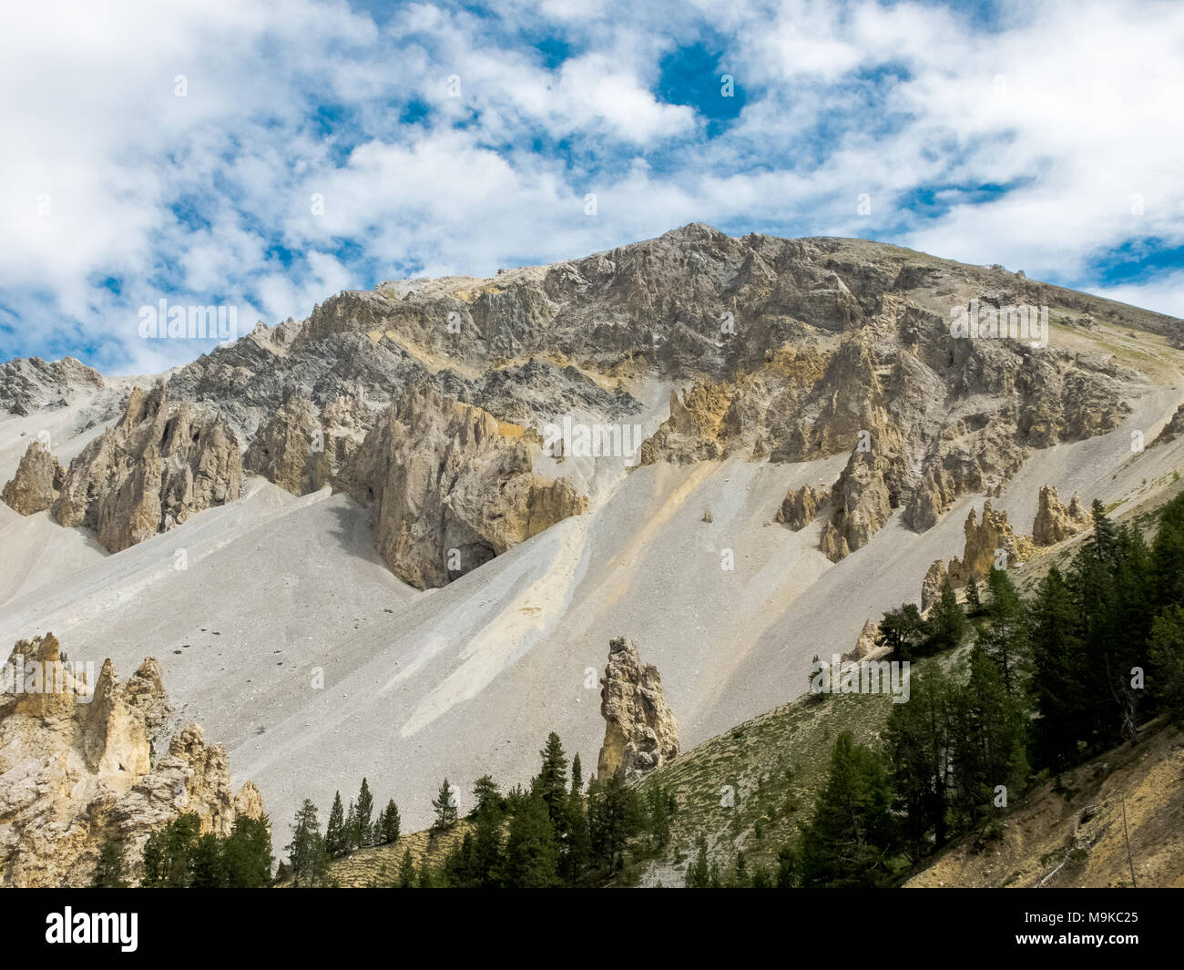 Giant rocks of Casse Deserte, sandy zone in the upper levels of Col d ...