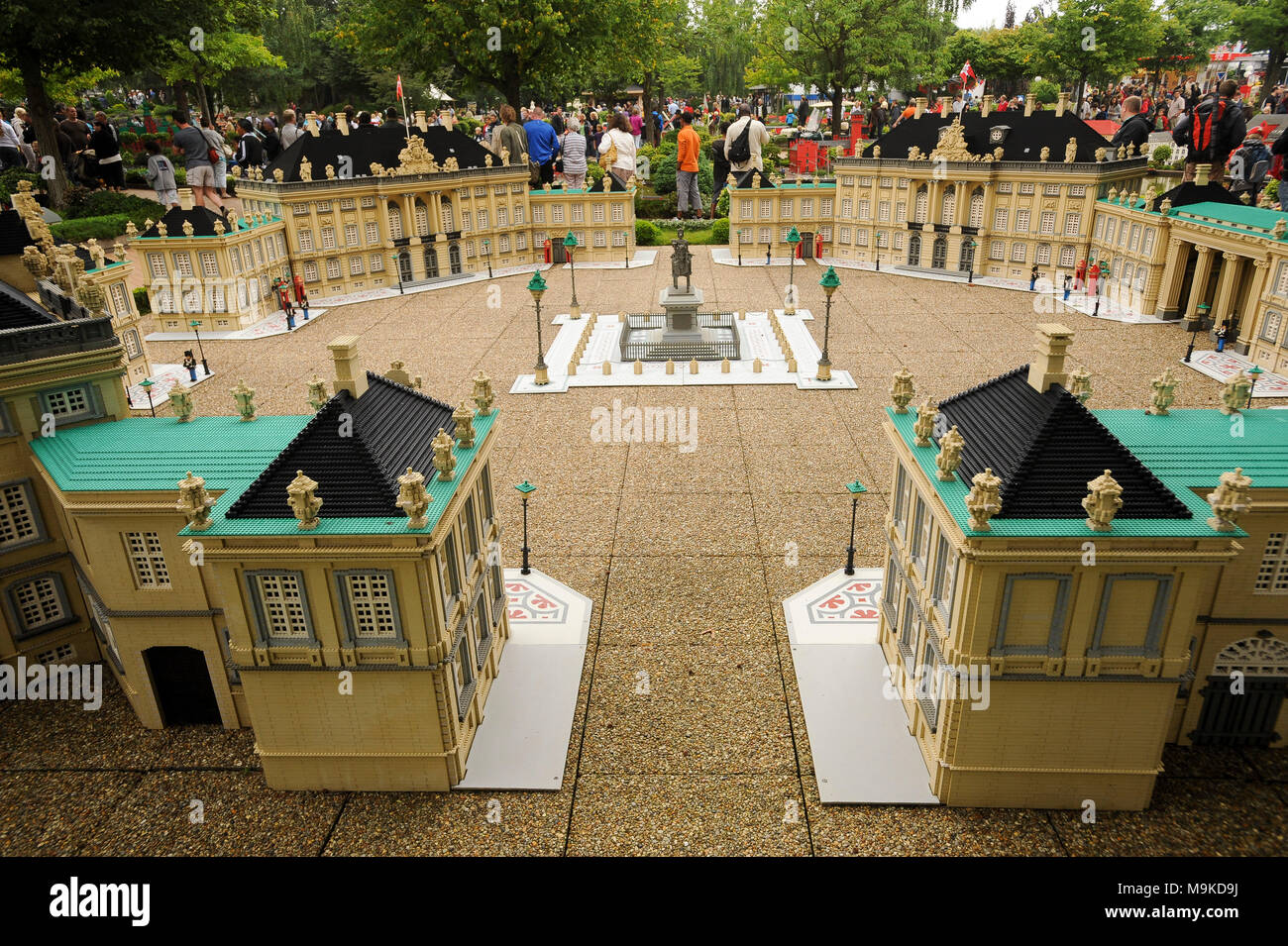 Lego bricks Amalienborg Palace in Copenhagen, Denmark in Mini Land area ...