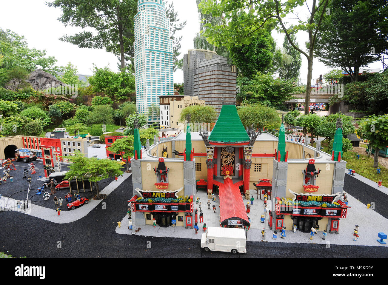 Lego bricks Mann's Chinese Theatre at Hollywood Boulevard and Walk of ...