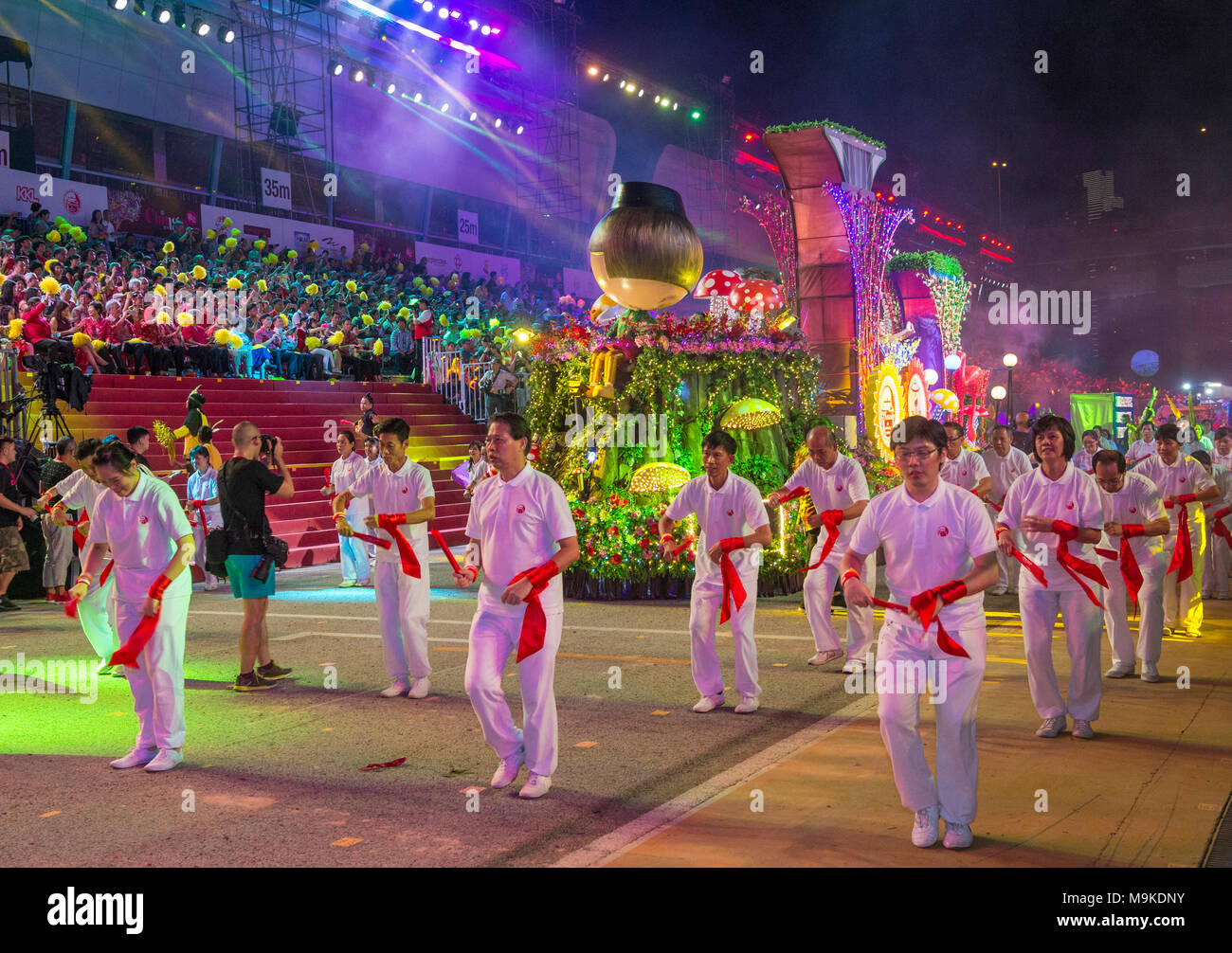 Participants in the Chingay parade in Singapore Stock Photo - Alamy